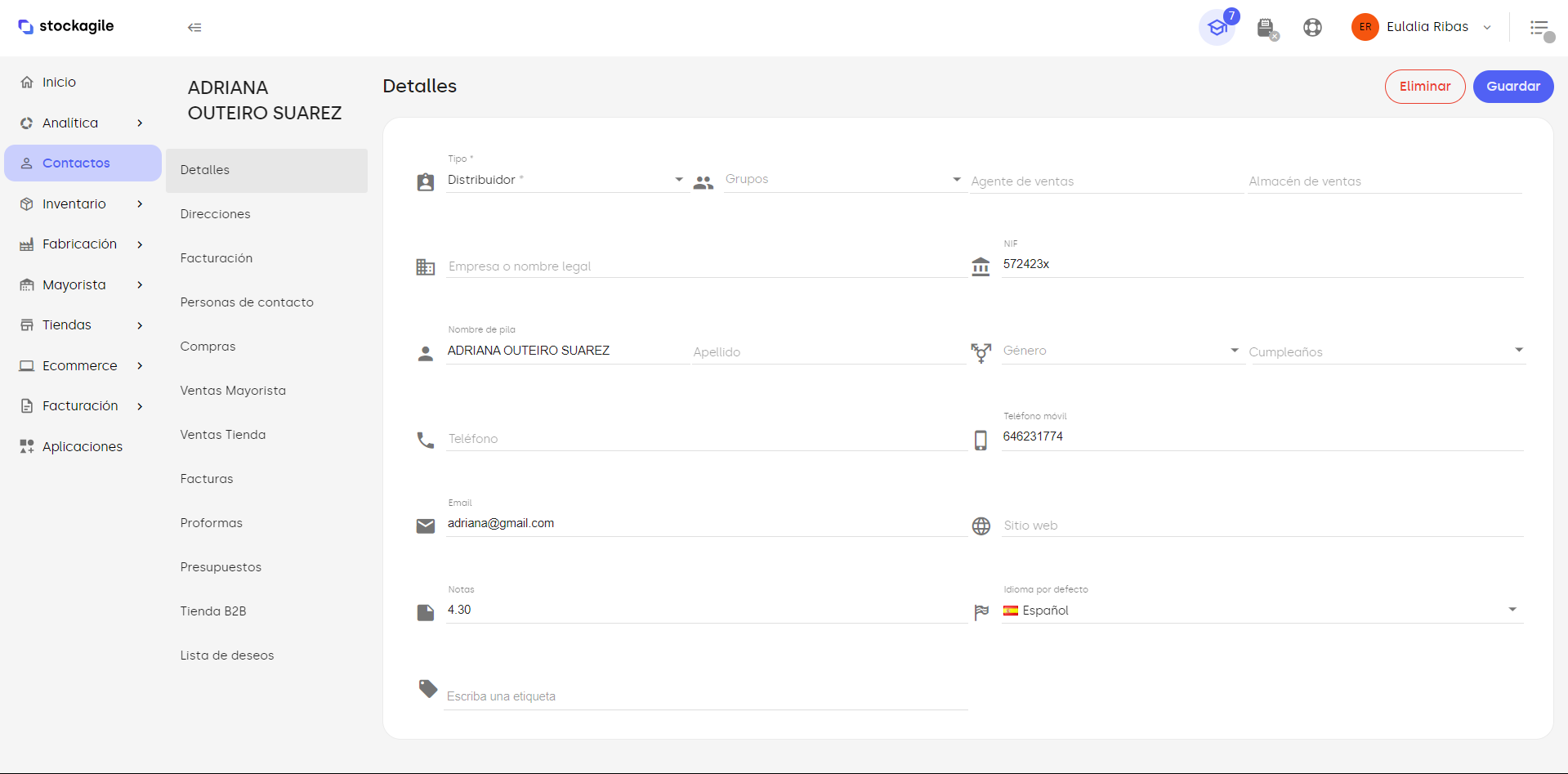 Crear o editar un distribuidor – Centro de ayuda de Stockagile Crear o editar un distribuidor – Centro de ayuda de Stockagile