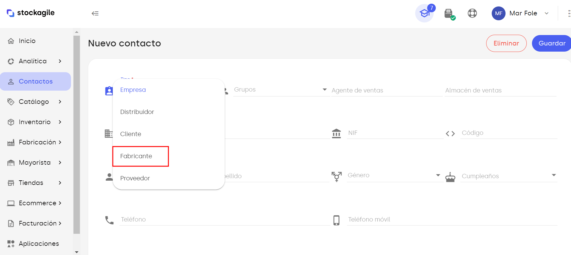 Crear o editar un fabricante – Academy Crear o editar un fabricante – Academy